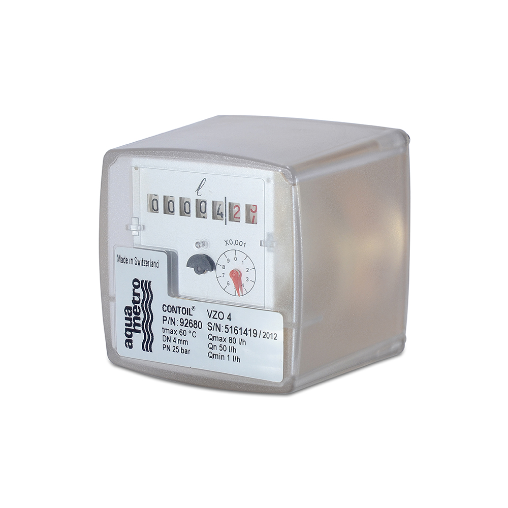 Oil Flowmeter VZO 8 AQUAMETRO | Industrial Spare Parts Burners E ...